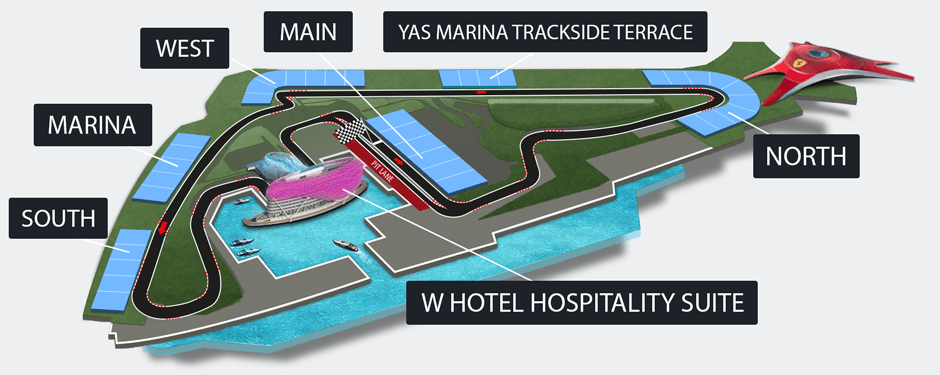 F1 Abu Dhabi Grand Prix VIP Tickets for 3 Days